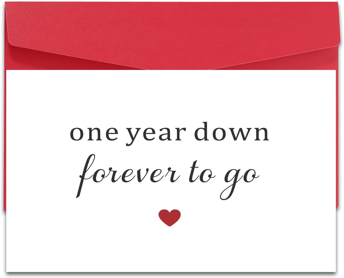 Amazon.com : 1 Year Anniversary Card Gifts for Him Boyfriend 1st Year ...