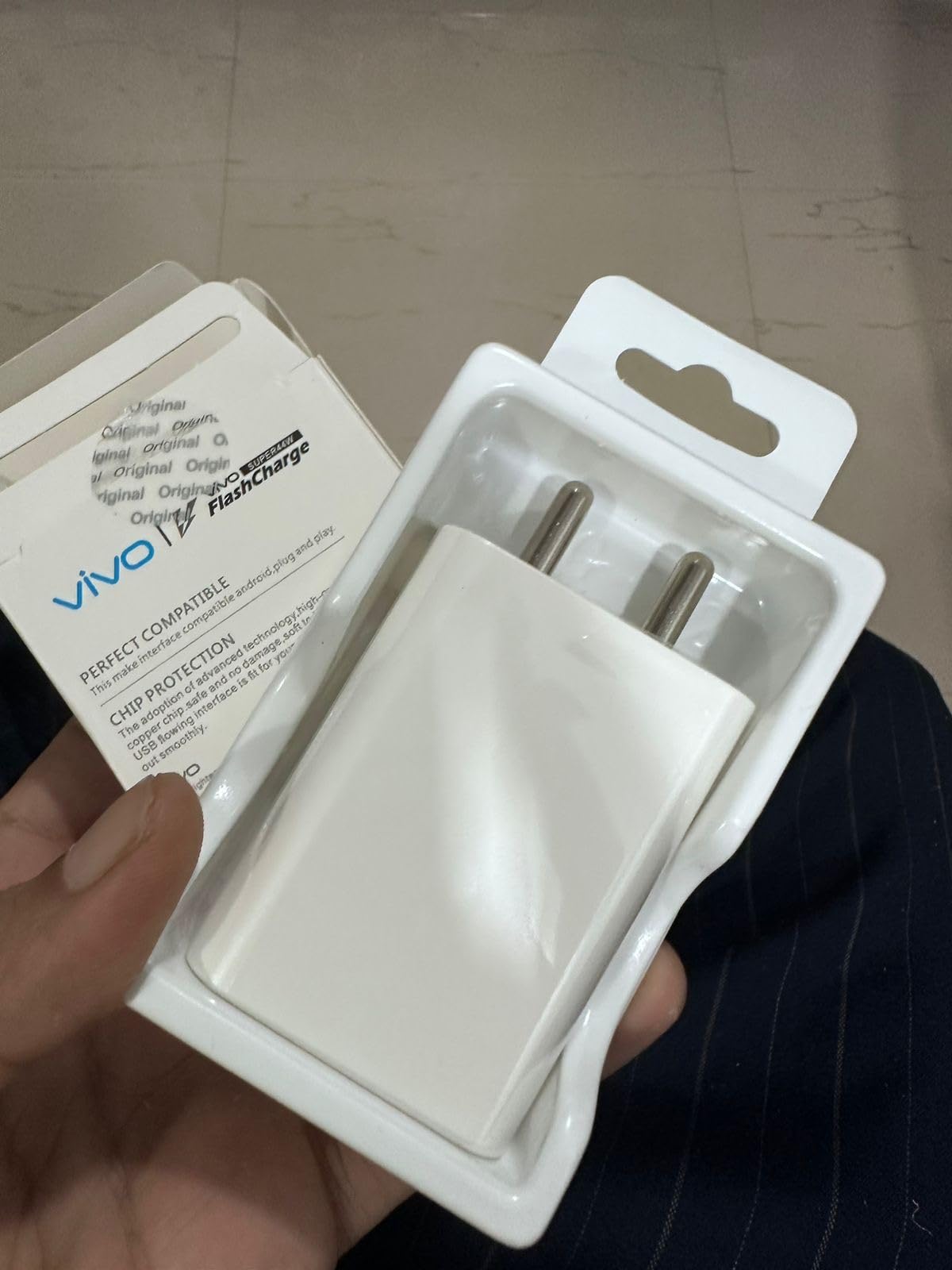 Original 44w Fast Charger & Cable Compatible for Vivo V23 Pro / V23 5G / V23e / V21 5G / V20 Pro ...