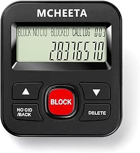 Mcheeta Call Blocker for landline Phones, Caller id Box Landline Device ...