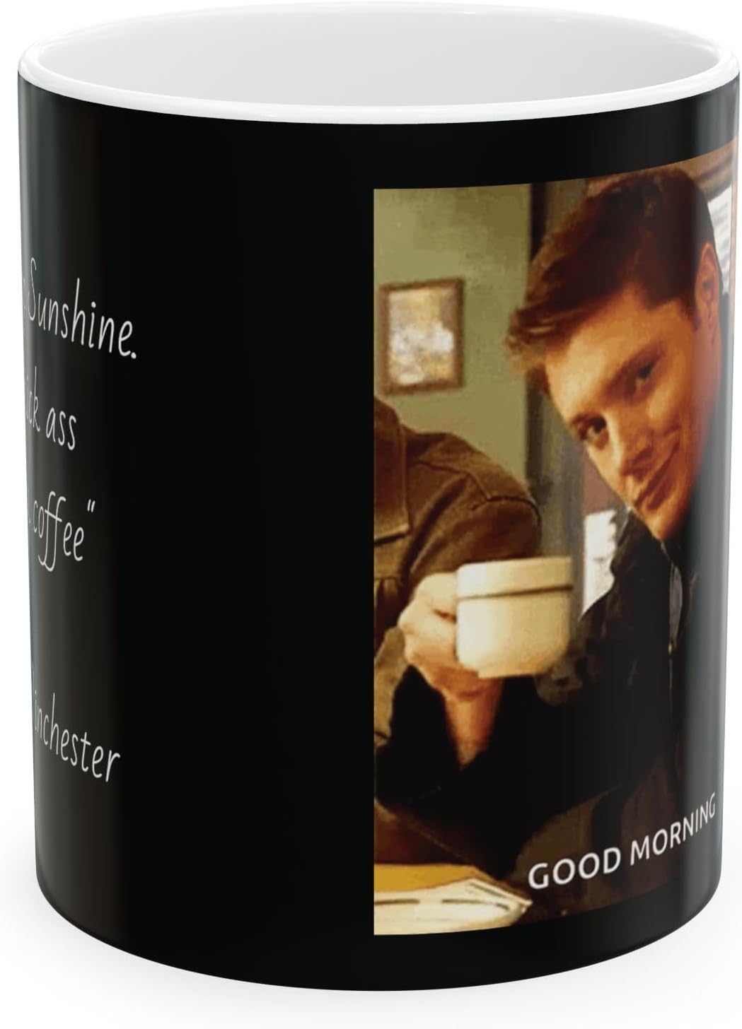 Amazon.com | Good Morning Sunshine Dean Mug Supernatural: Coffee Cups ...