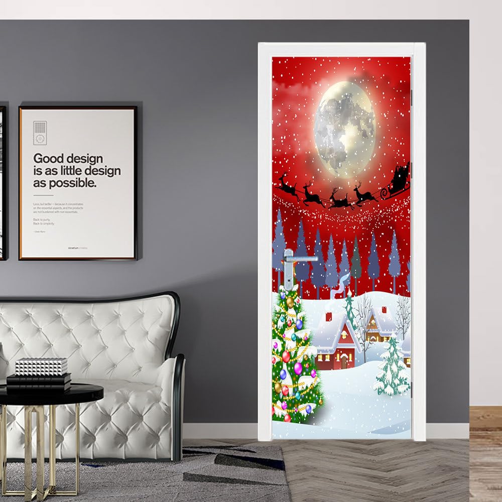 Amazon.com: 3D Door Stickers Murals Peel and Stick - Magic Gates -Door ...