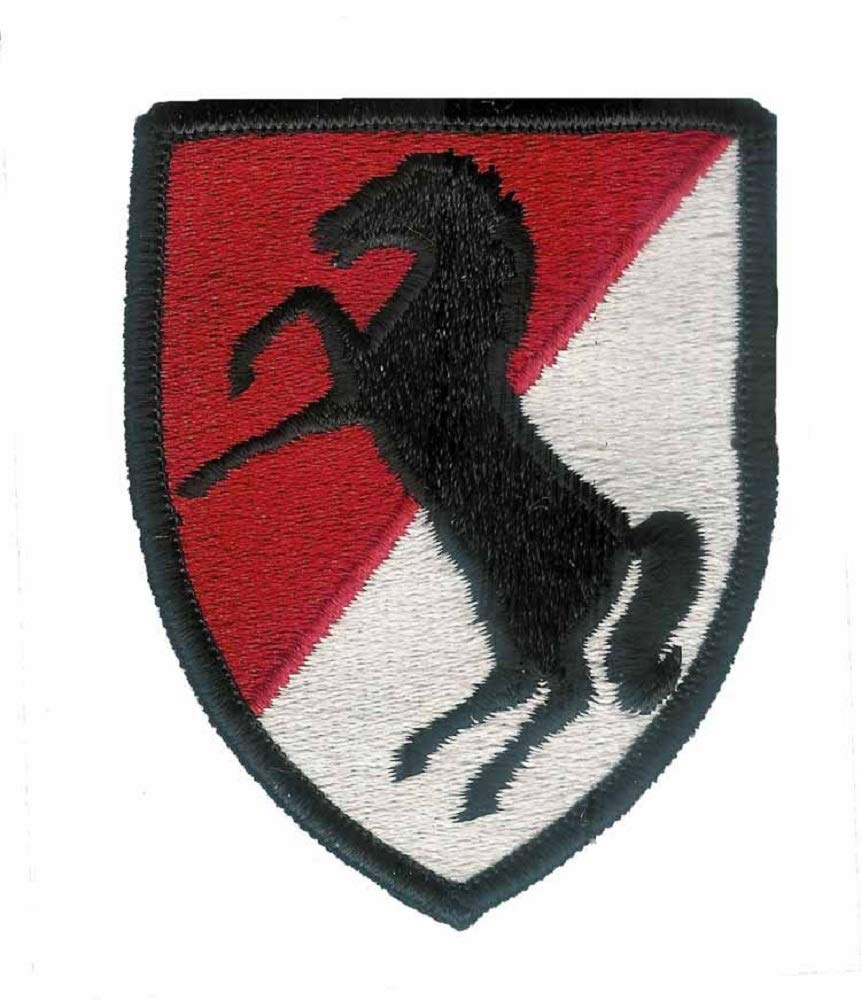 Buy US Army Armed Forces Iron On Patch - Air & Armored Cavalry - 11th ...