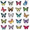 Amazon.com: Frienda 40 Pieces Butterfly Anti-Collision Window Clings ...