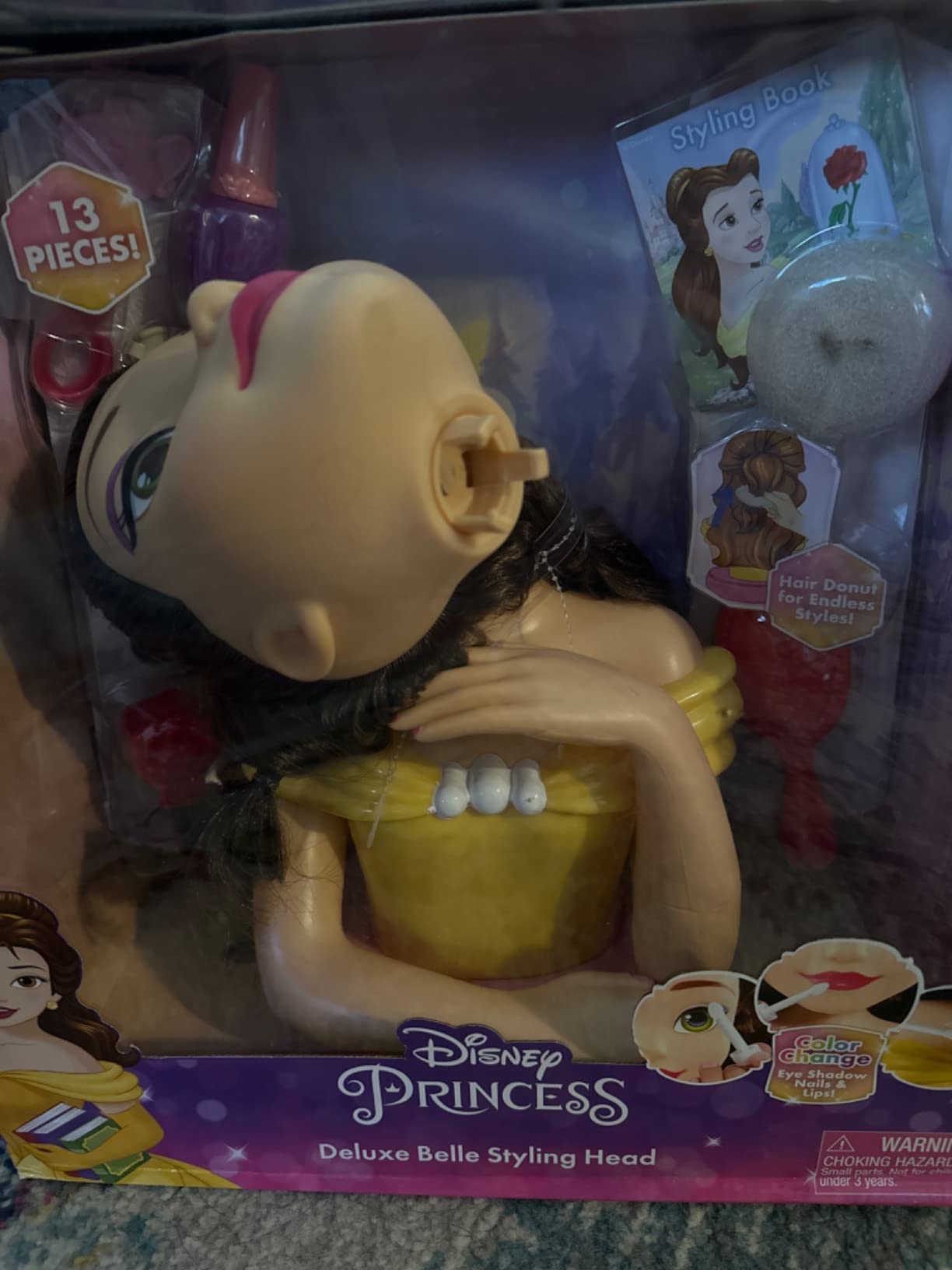 $9/mo - Finance Disney Princess Deluxe Belle Styling Head, 13-pieces ...