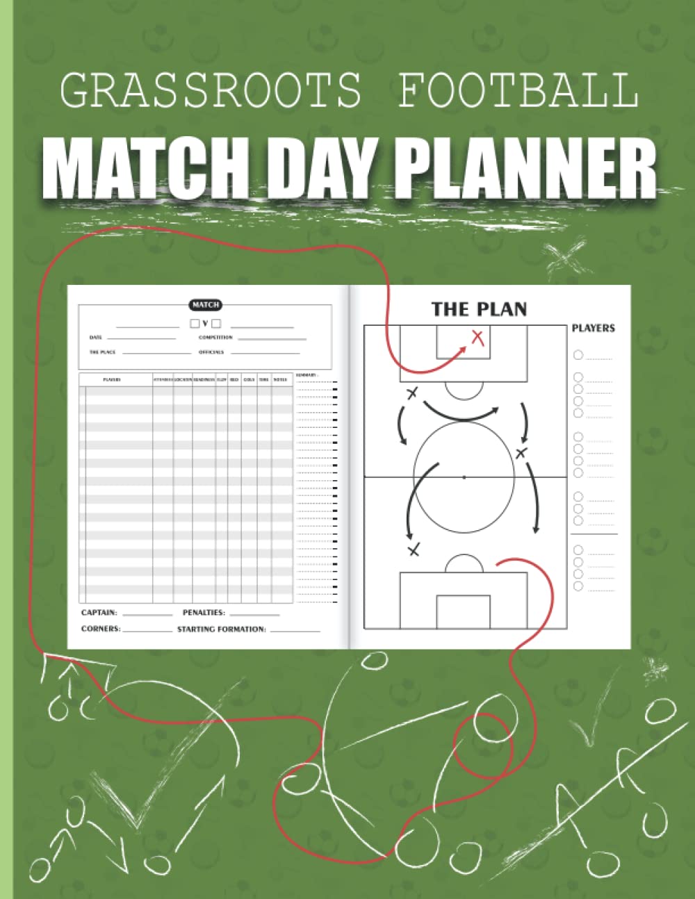 Buy Grassroots Football Match Day Planner: Football planning for coach ...