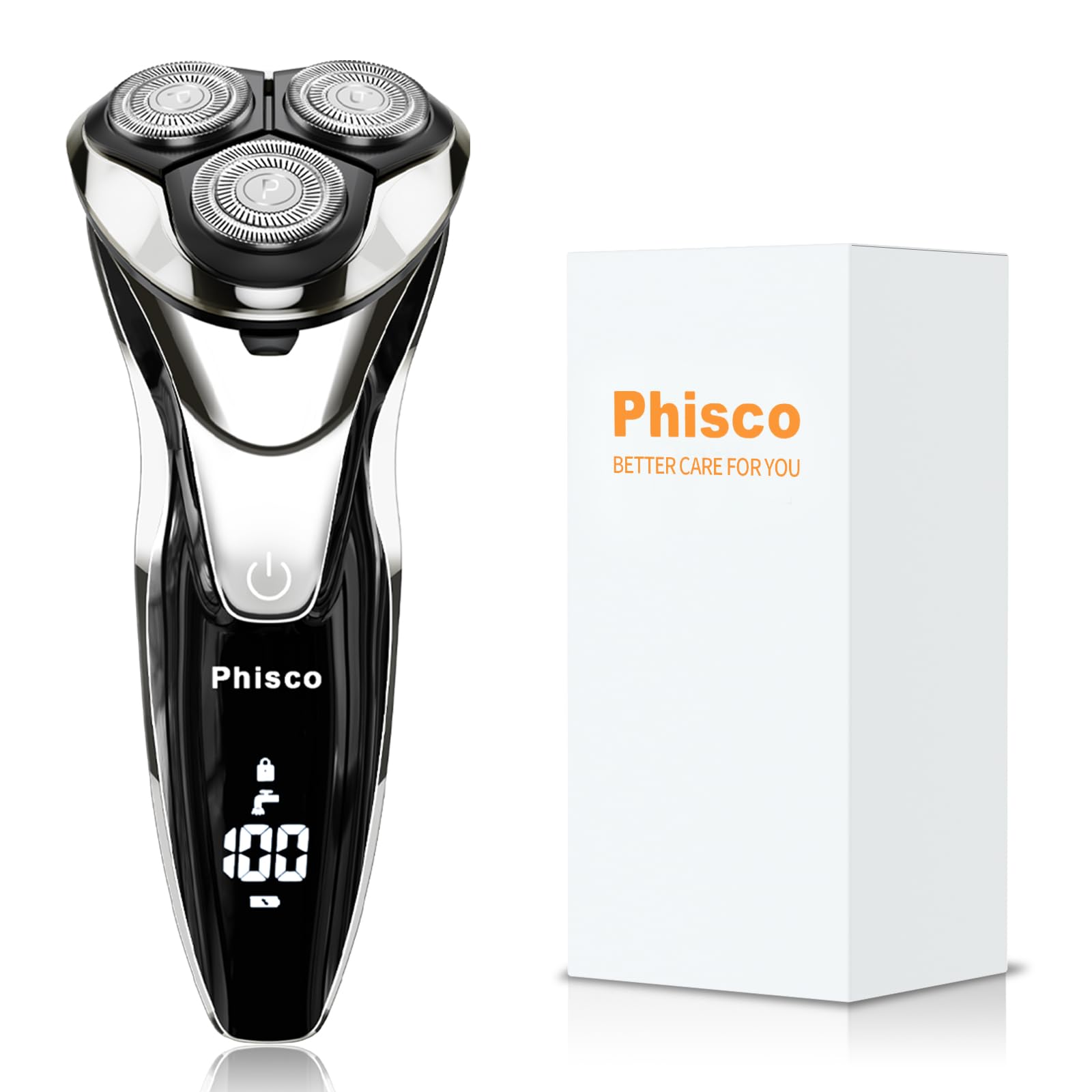 Phisco RMS8112-QuietPlus Men's Rechargeable Electric Razor - Cordless ...