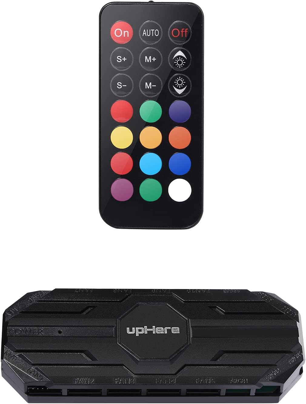 upHere 10 Port RGB Hub with Remote for Case Fans and Philippines | Ubuy