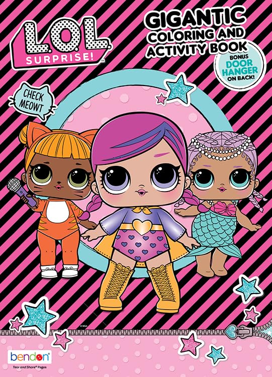 Lol Surprise Gigantic Coloring and Activity Book (Value): BENDON ...