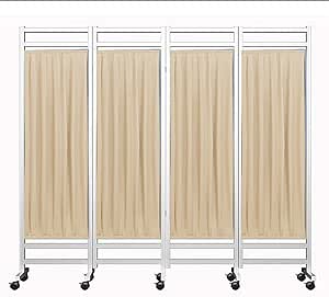 Amazon.co.jp: Splash Partition 4 Panel Room Divider Folding Privacy ...