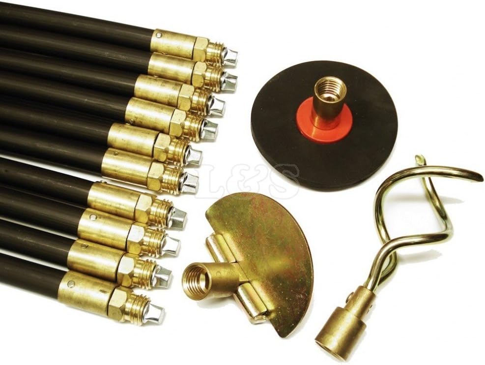 Drain Rod Set Lock Fast Type : Amazon.co.uk: DIY & Tools