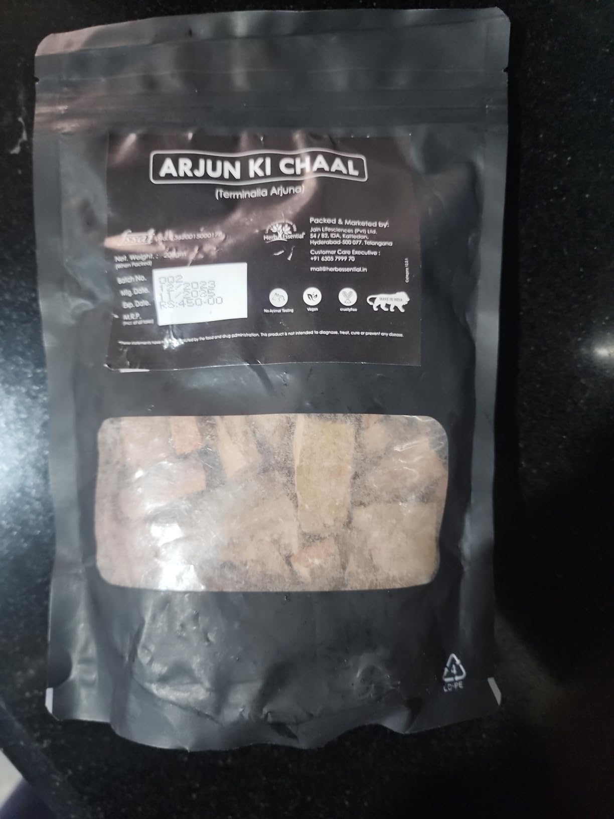 Herb Essential Arjun ki Chaal- Raw |Terminalia Arjuna Bark | Raw Dry ...