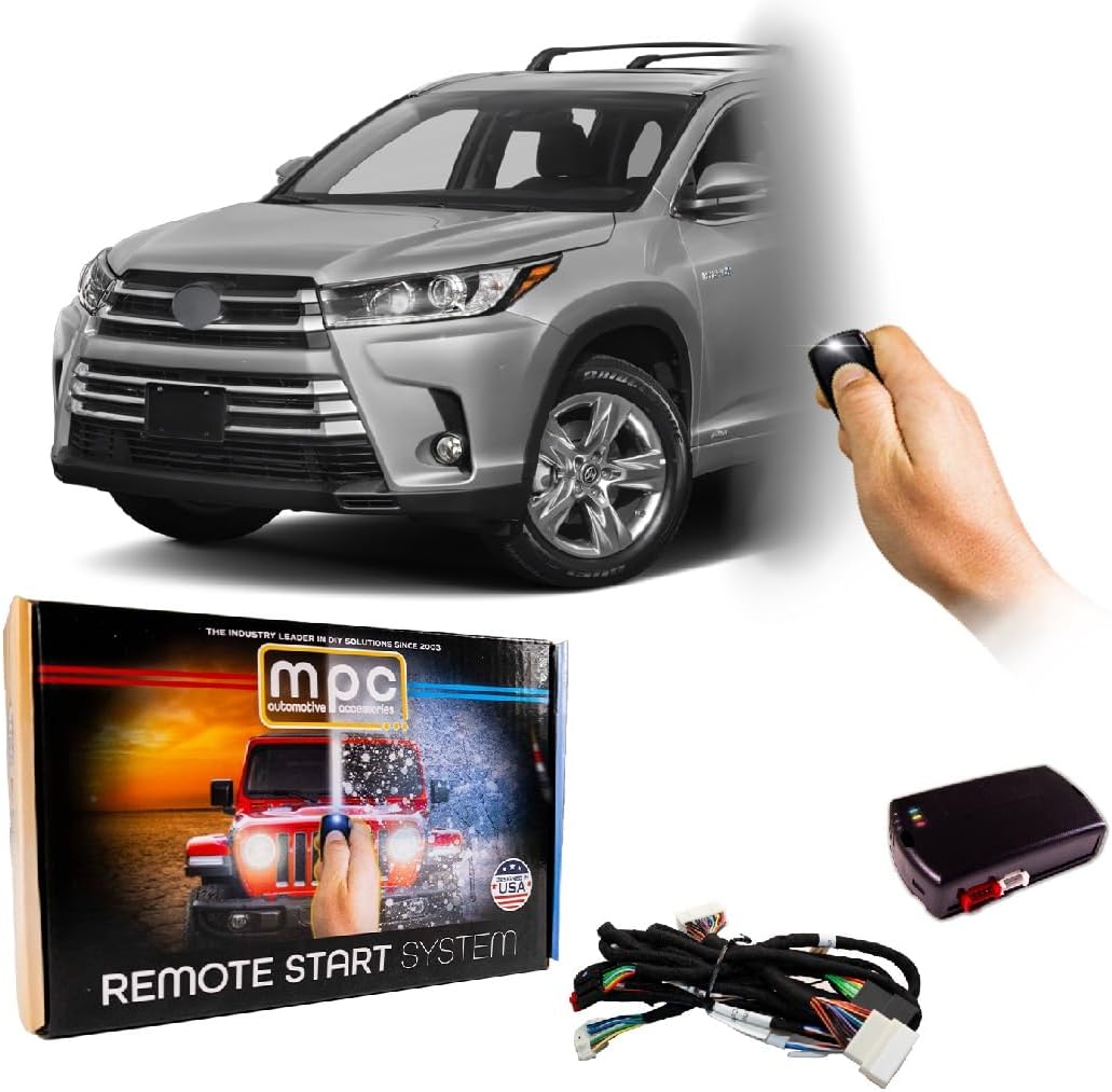 Amazon.com: MPC Remote Start Kit Compatible with Toyota Highlander 2014 ...