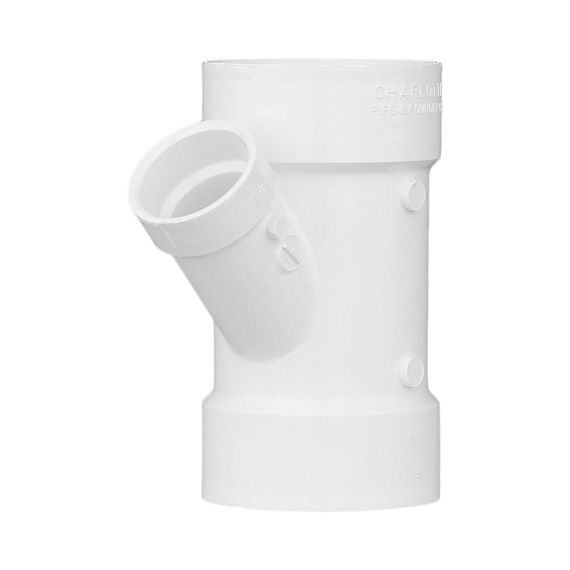 CHARLOTTE PIPE 3 x 3 x 1 1/2 DWV WYE REDUCING DWV (Drain, Waste and ...