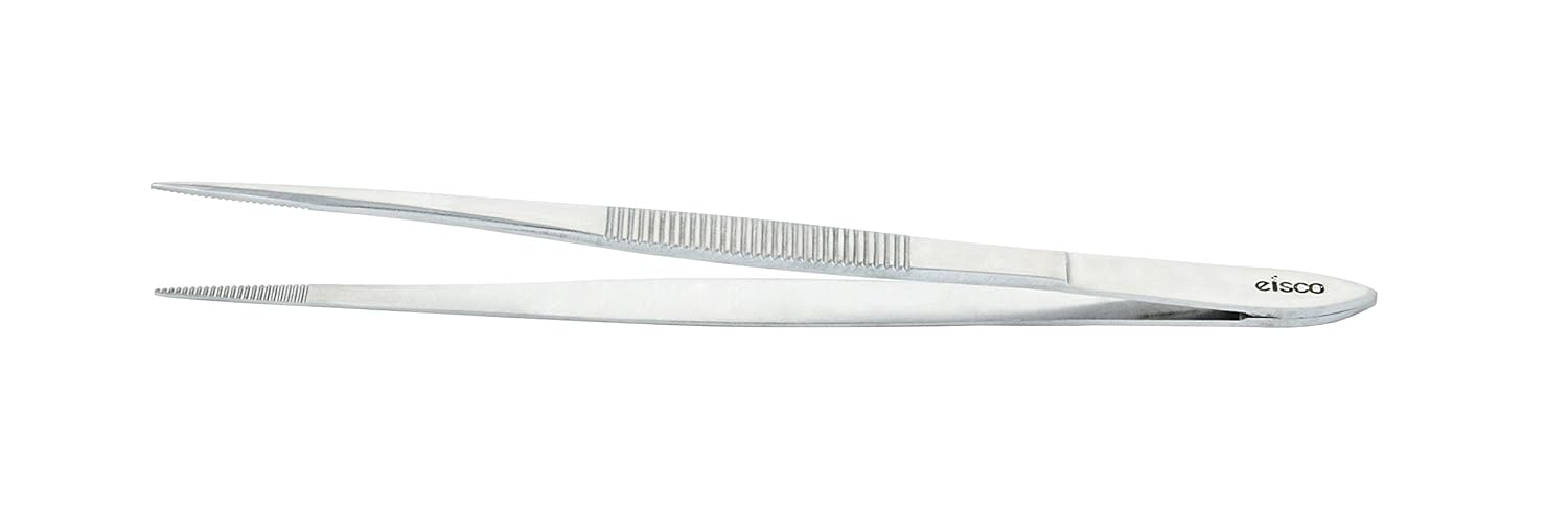 EISCO Premium Pointed End Forceps, Made of High Grade Stainless Steel ...