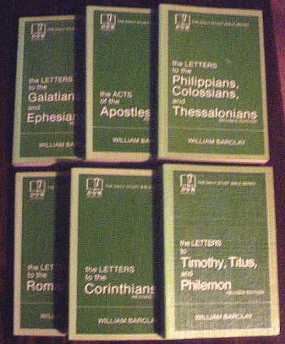 Daily Study Bible Series: Acts of the Apostles, Letters to the ...