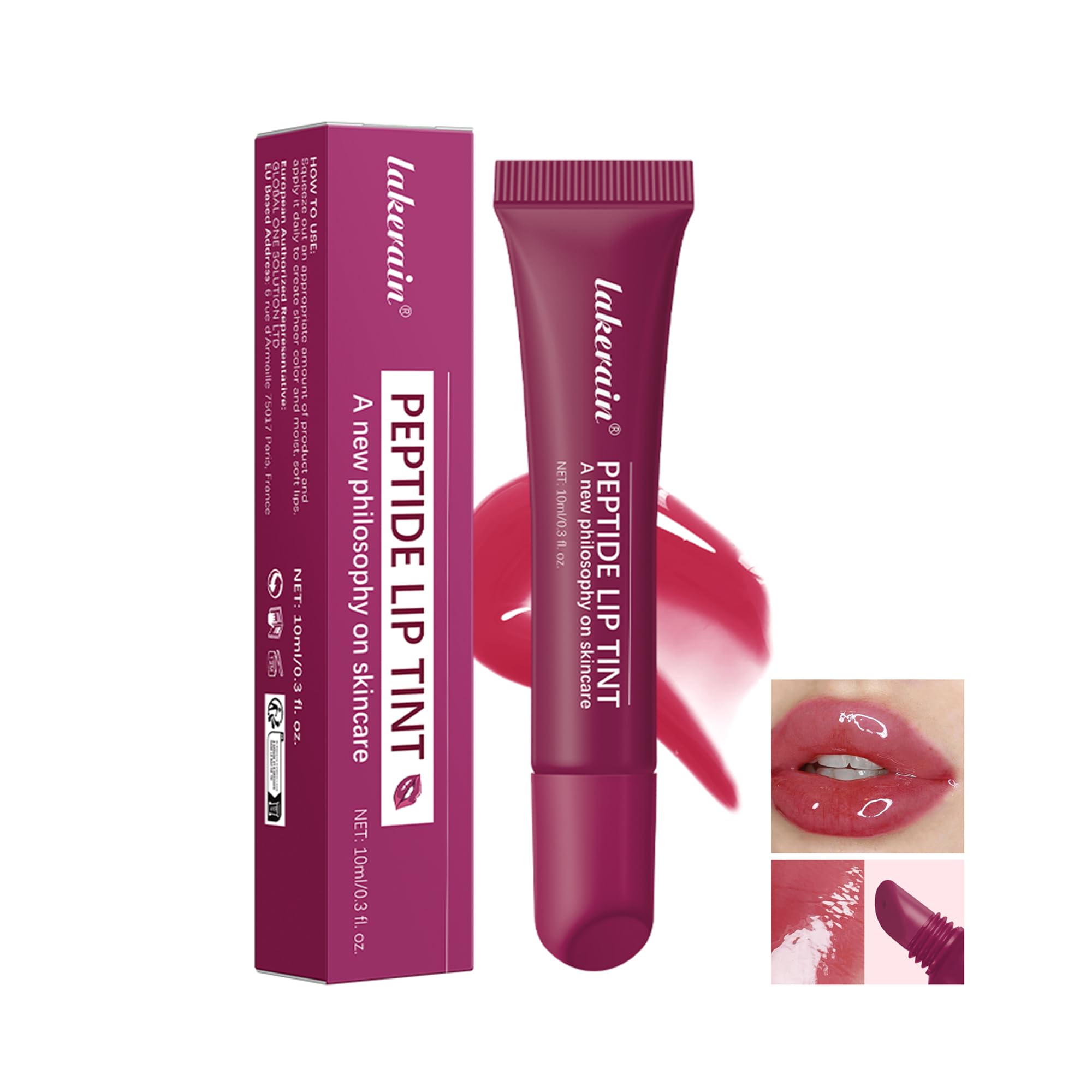 Snapklik.com : DLZZRS Peptide Lip Tint, Juicy Peptide Lip Balm, 2-In-1 ...