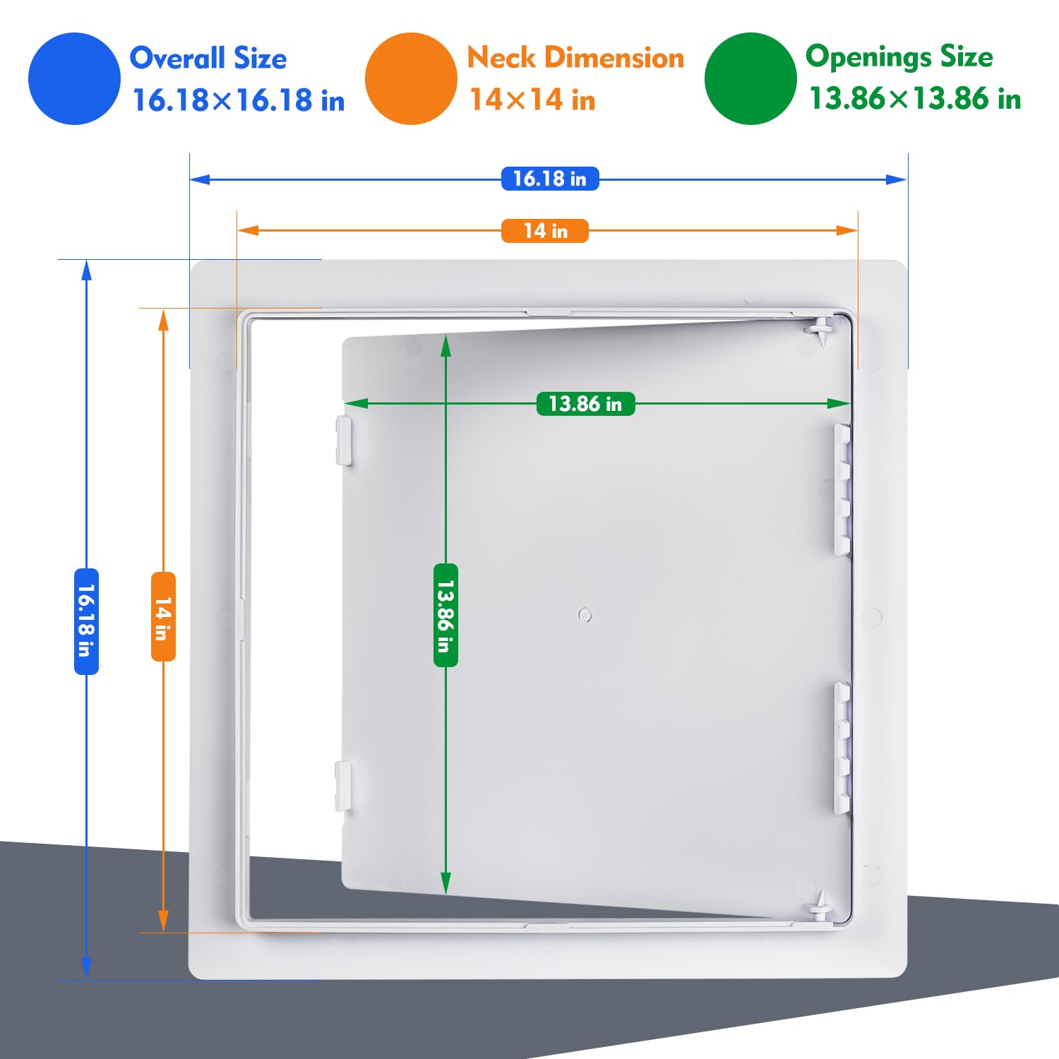 Snapklik.com : Donext Access Plumbing Panel For Drywall Ceiling
