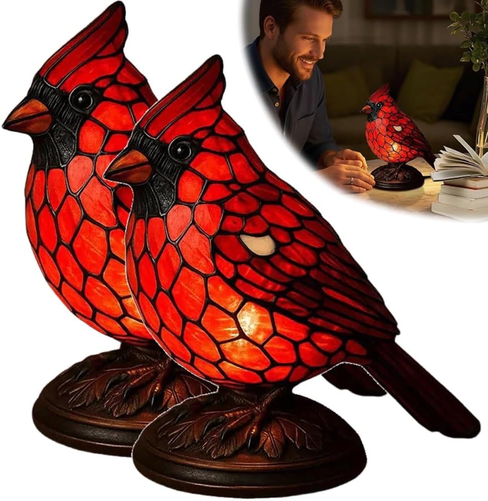 Glosrity/Sheremart/Fanyil/Olygee/Pubyfun Cardinal Lamp, 3D Cardinals ...