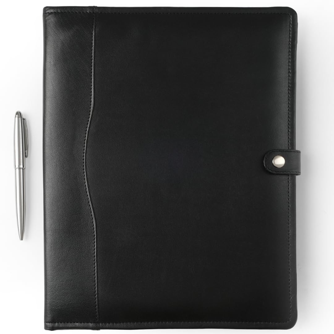 Amazon.com : Leather Portfolio - Professional Portfolio Organizer ...