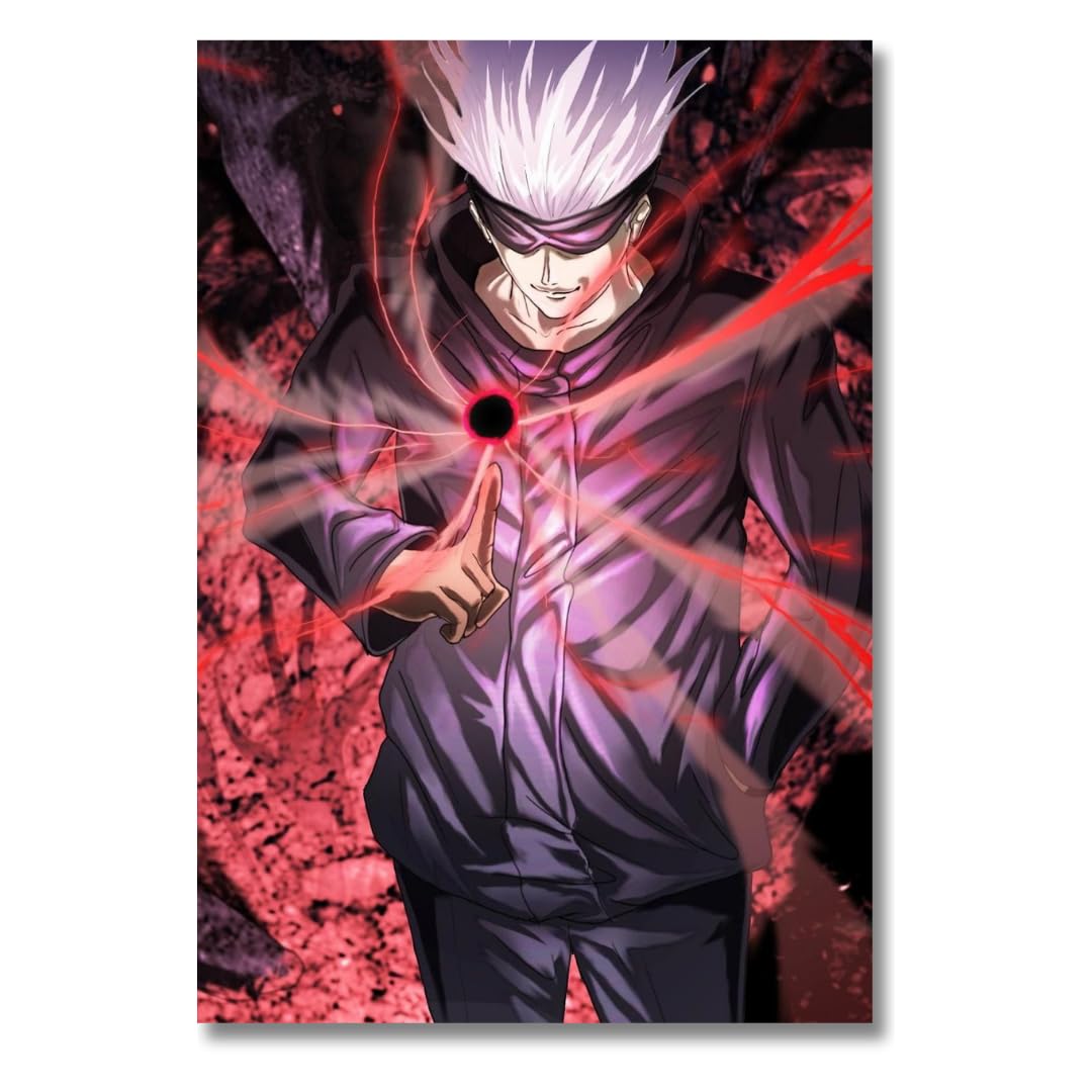 Satoru Gojo | Jujutsu Kaisen Posters for Wall | A3 and A4 sizes | 400 ...