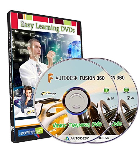 Autodesk Fusion 360 Video Training Tutorial 7 Course on 2 DVDs : Amazon ...