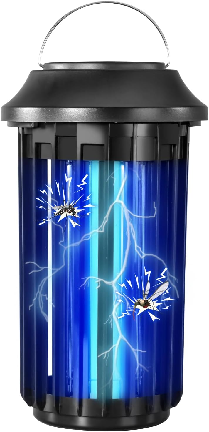 Amazon.com : Bug Zapper for Outdoor Indoor,Avokadol Solar Fly Zapper ...