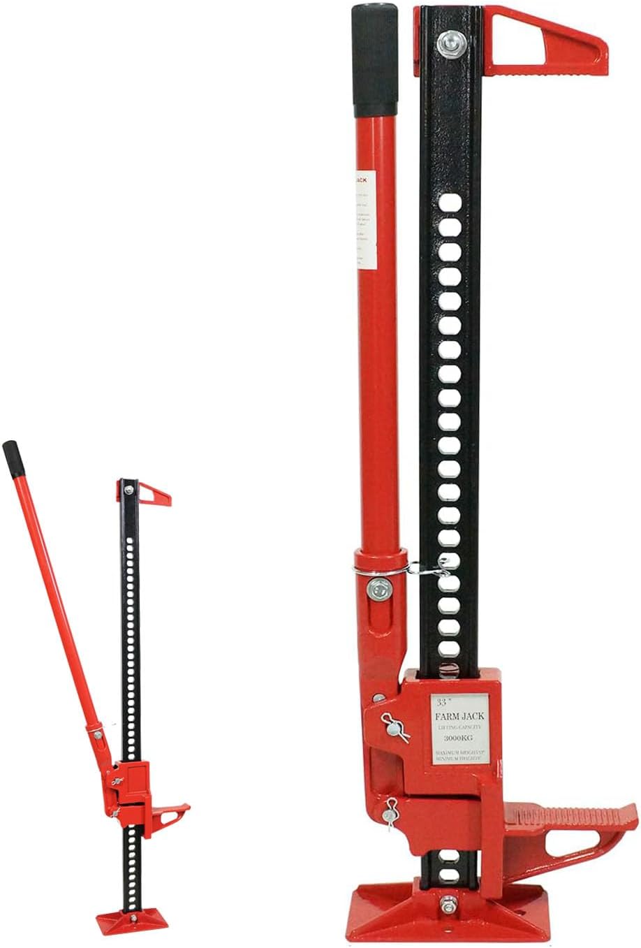 Amazon.com: 3Ton High Lift Farm Jacks 60Inch-6600LBS Off Road Jack ...