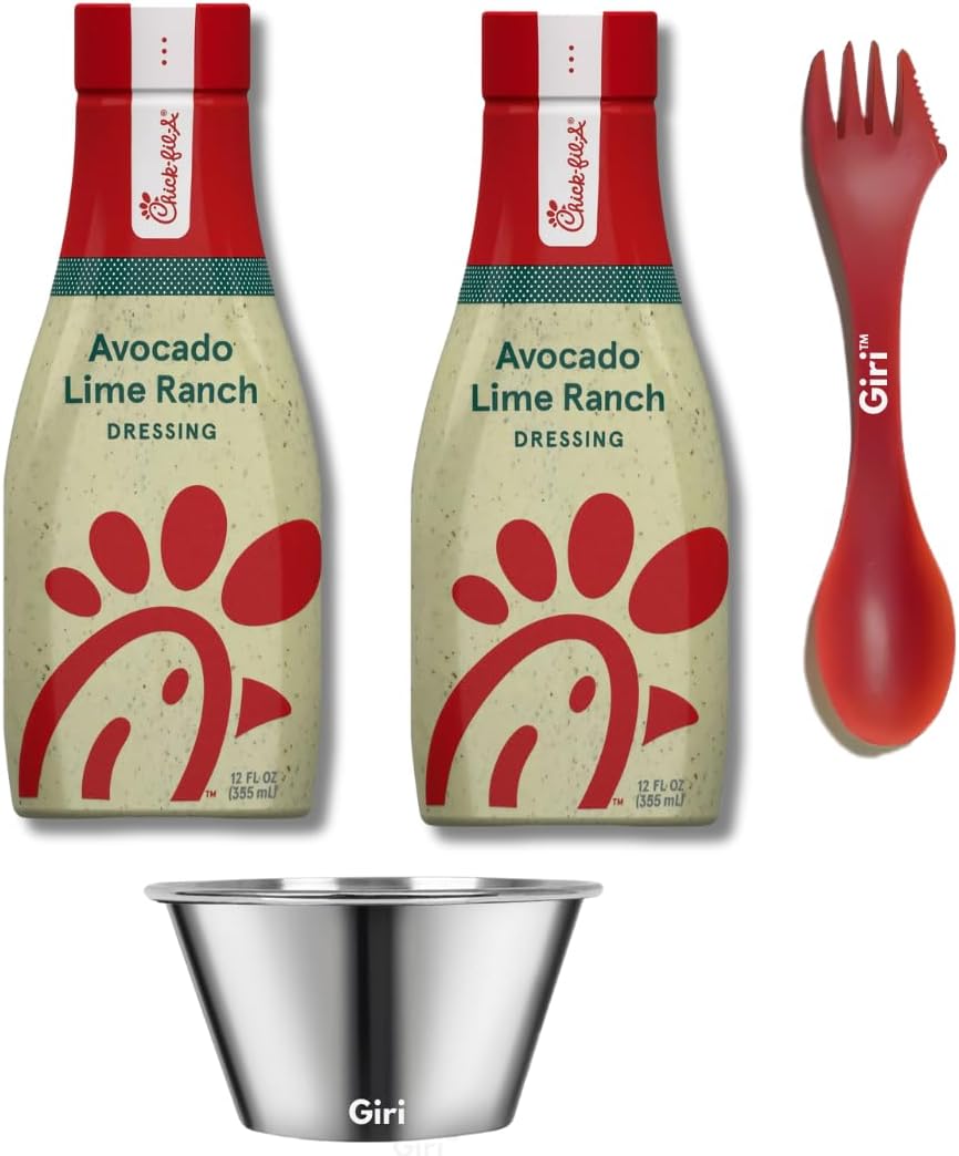 Amazon.com : Chick-fil-A Avocado Lime Ranch Salad Dressing, 12 oz (2 ...