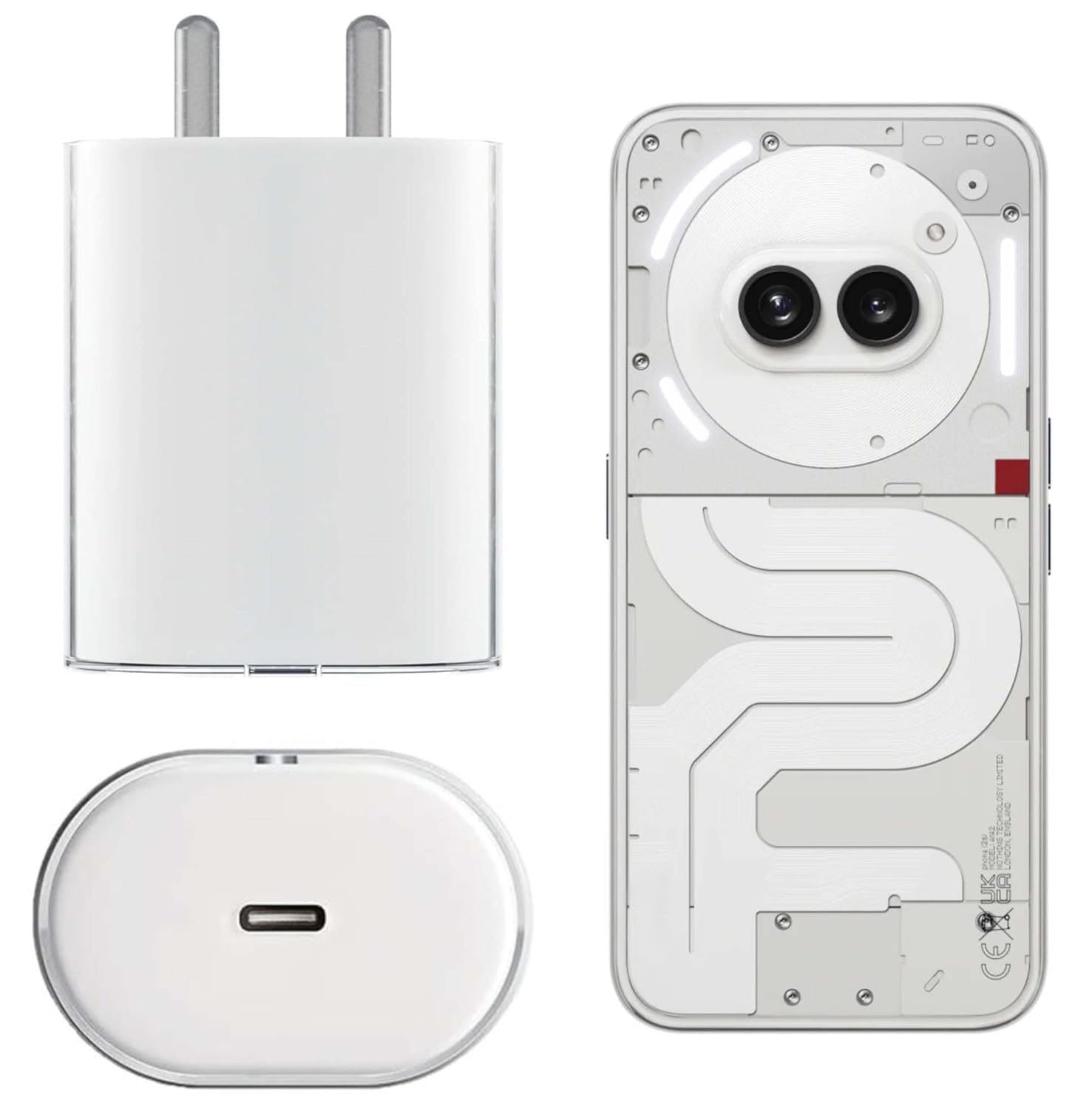 Original 45W PD Charging Adapter for Nothing Phone (2a), Nothing Phone ...