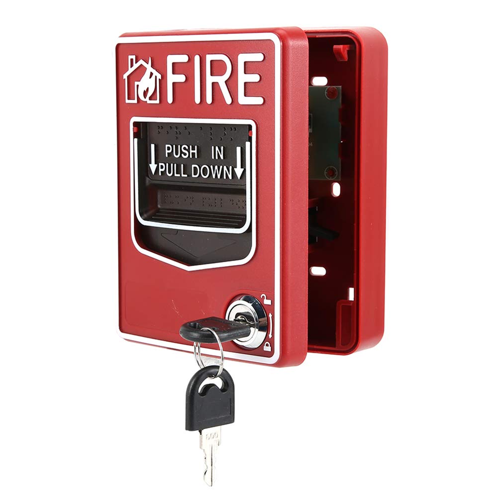 Buy Fire Lite Alarms, Dual Action Manual Pull Station Fire Alarm Horn ...