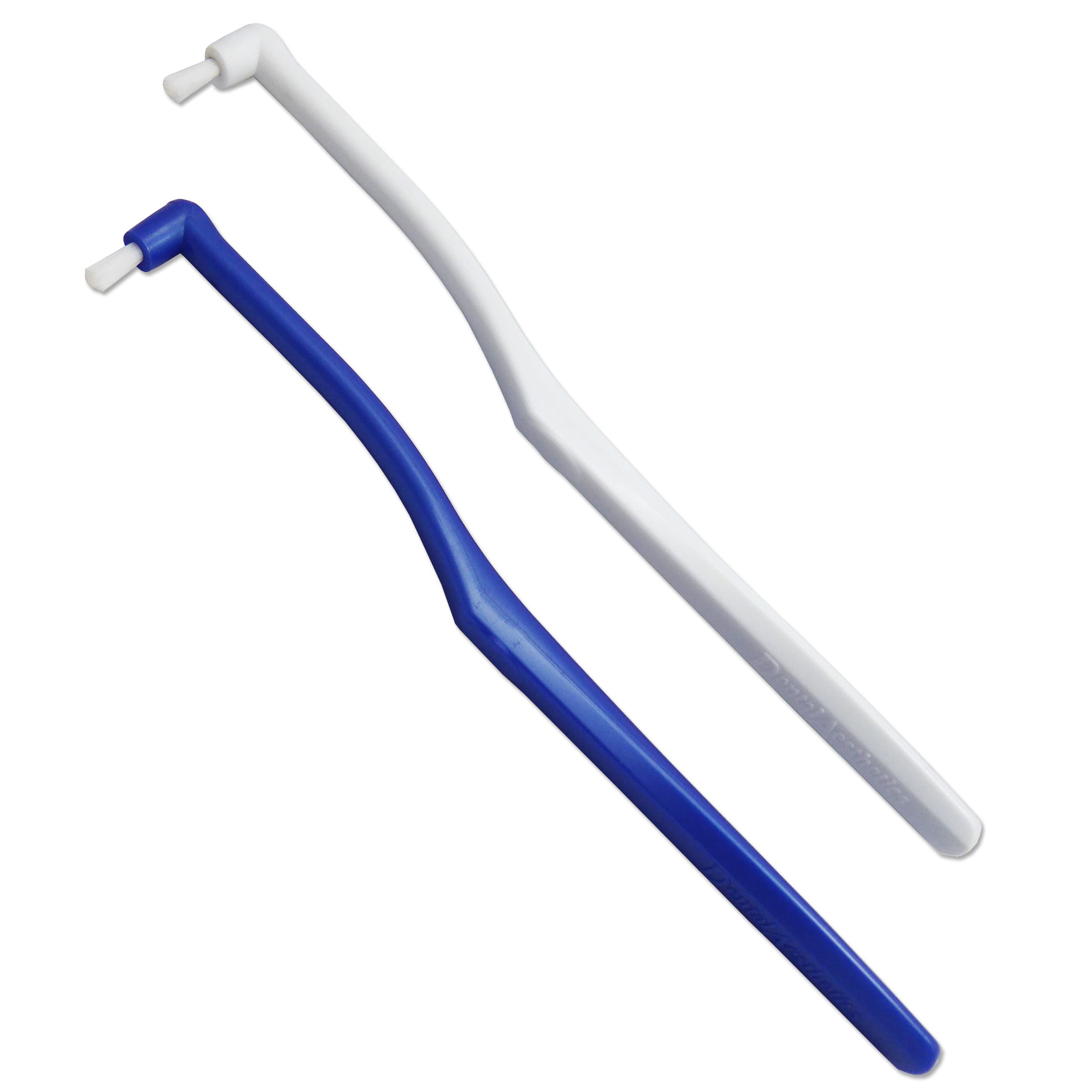 2 x Super Slim Interspace Toothbrush ~ Interdental Blue White Brushes ...
