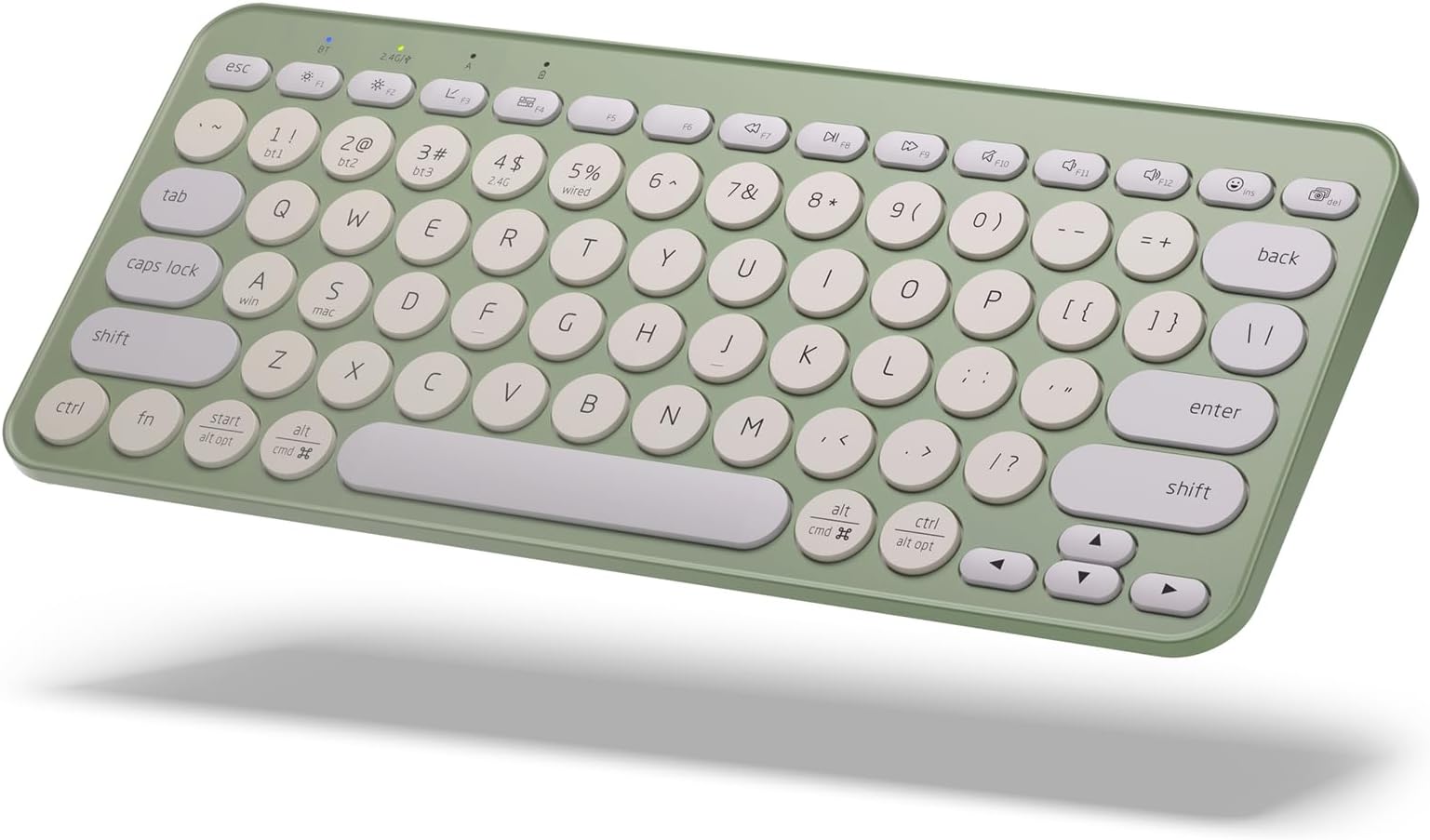 Amazon.com: Impecca Custom Carved Bamboo Bluetooth mini Keyboard, with ...