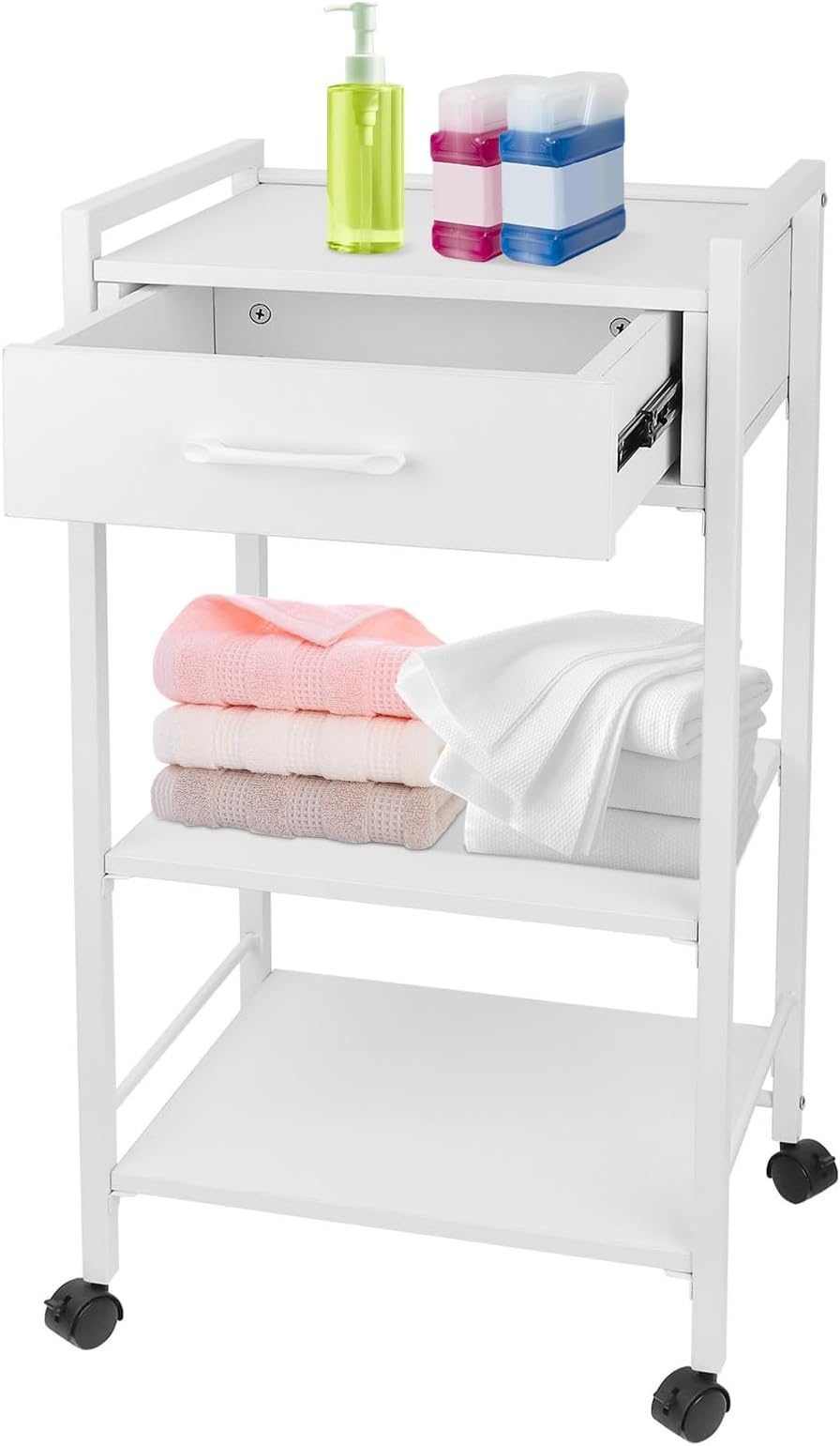 Amazon.com: EBANKU Salon Trolley Cart for Beauty SPA, 3 Tiers ...