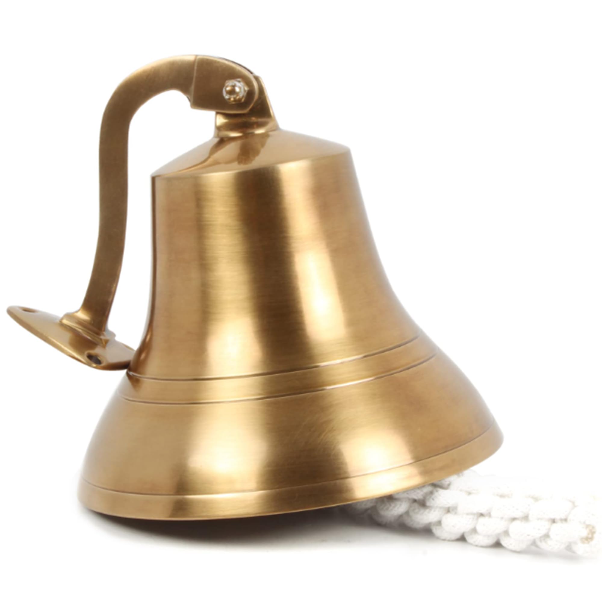 Amazon.com: 6" Antique Brass Bell Wall Mounted Nautical Bell Ships Bell ...