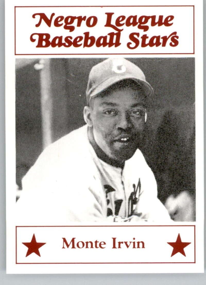 Amazon.com: 1986 Fritsch Negro League Baseball Stars #89 Monte Irvin ...