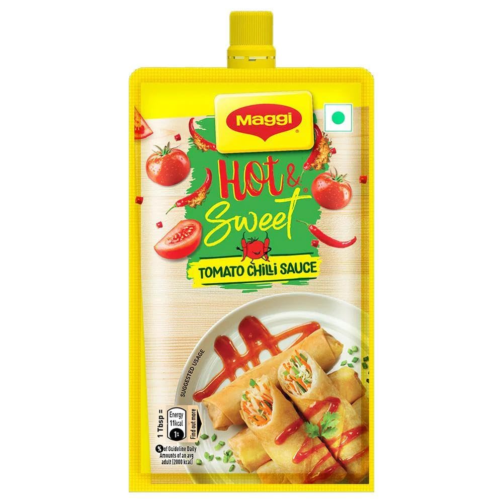 Maggi Hot & Sweet Tomato Chilli Sauce, 90g Pouch : Amazon.in: Grocery ...