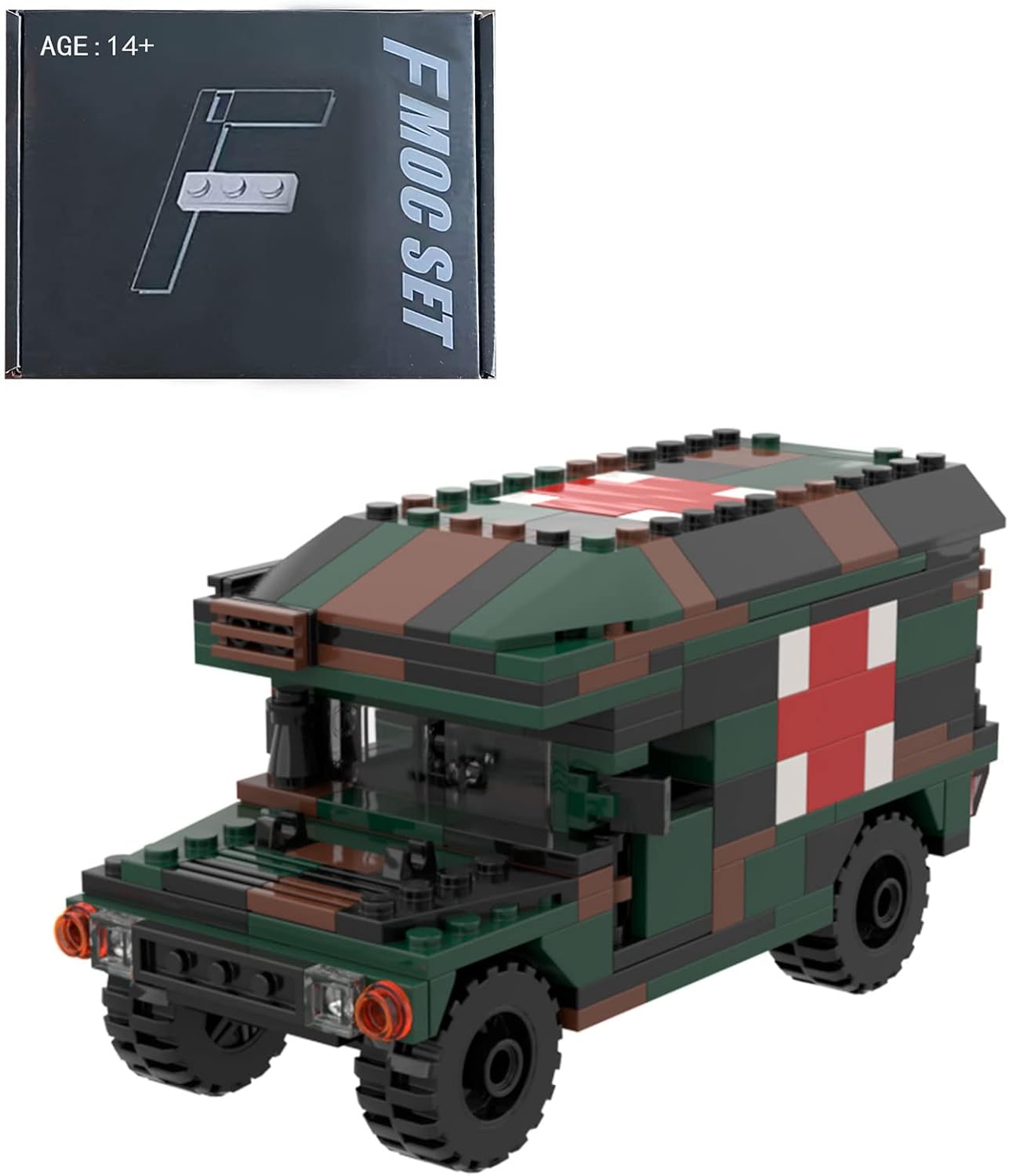 Amazon.com: JoySeed Military Vehicle Building Blocks Set Army WW2 ...