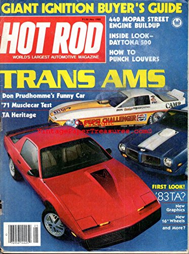 Hot Rod Magazine May 1982 Trans AMS: Charlie Hayward, Jeff Tann, Gray ...