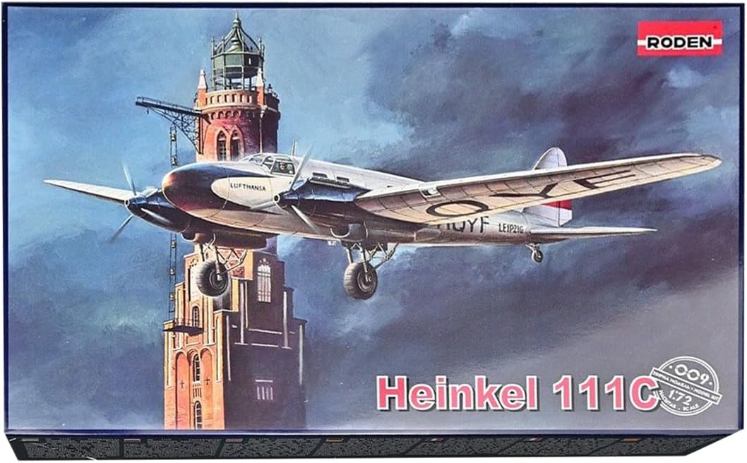 Roden He 111C German Civil Airliner Model Kit, Figures - Amazon Canada