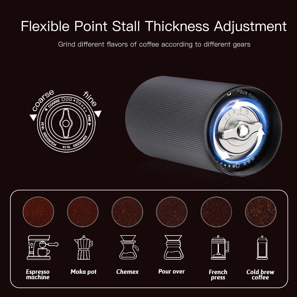 Grinder Coffee Manual Manual Coffee Grinder With CNC 420 Stainless ...