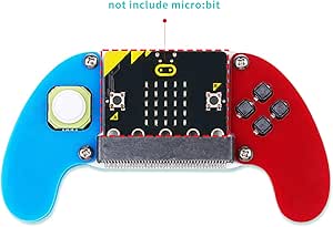 Amazon.com: ELECFREAKS microbit Game Joystick Wireless Control Handle ...