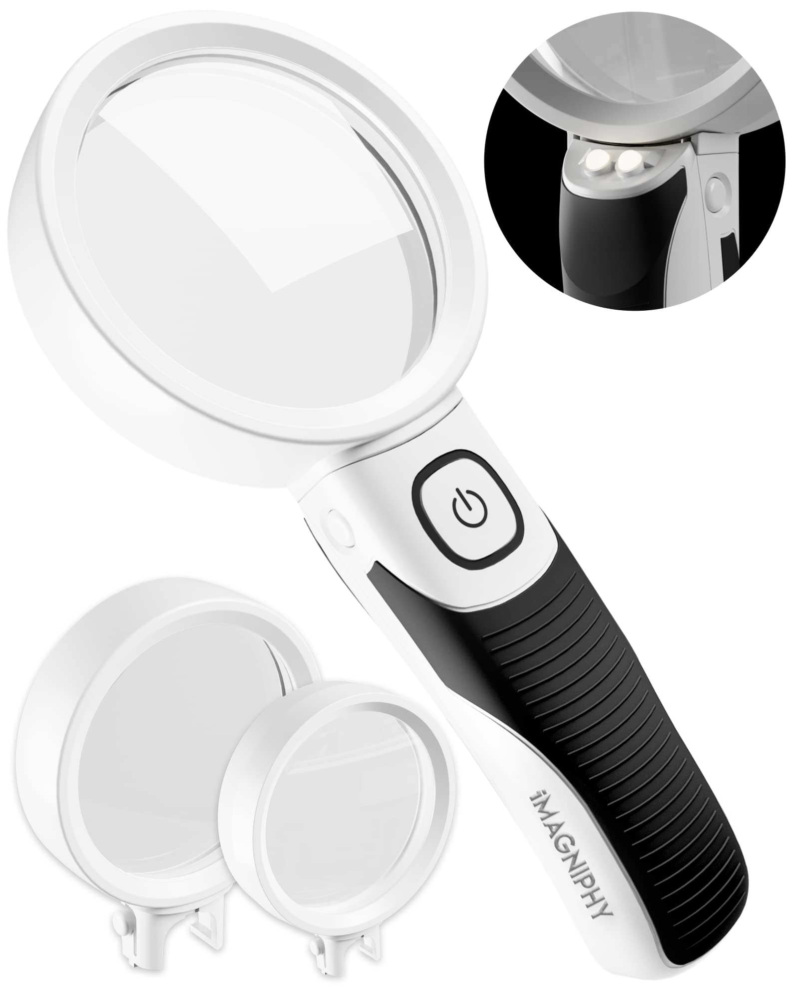 Buy IMagniphy High Power Magnifying Glasses With Light For Seniors With Buy IMagniphy High Power Magnifying Glasses With Light For Seniors With