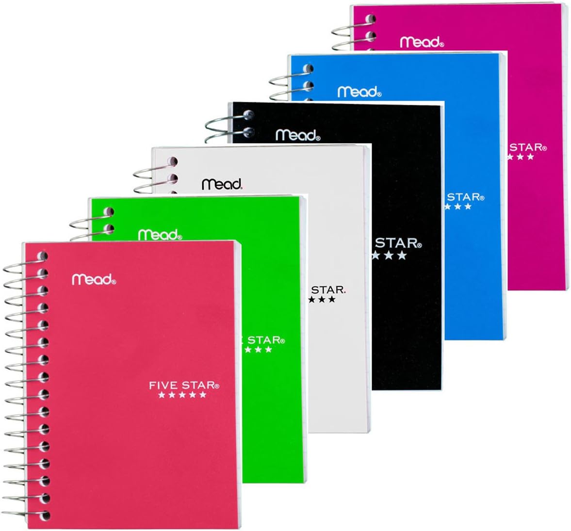 Five Star Spiral Notebook, Fat Lil’ Pocket Personal Notebook, College ...