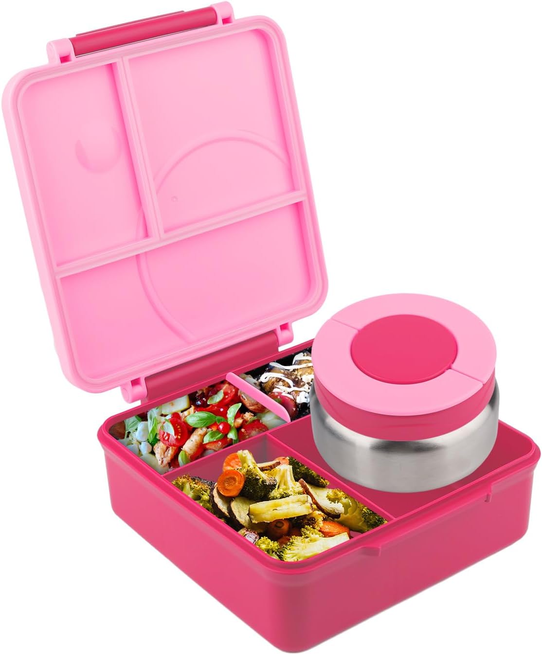 Leak Proof Lunch Box, Portable Insulated Lunch Box Children's Bento Box ...