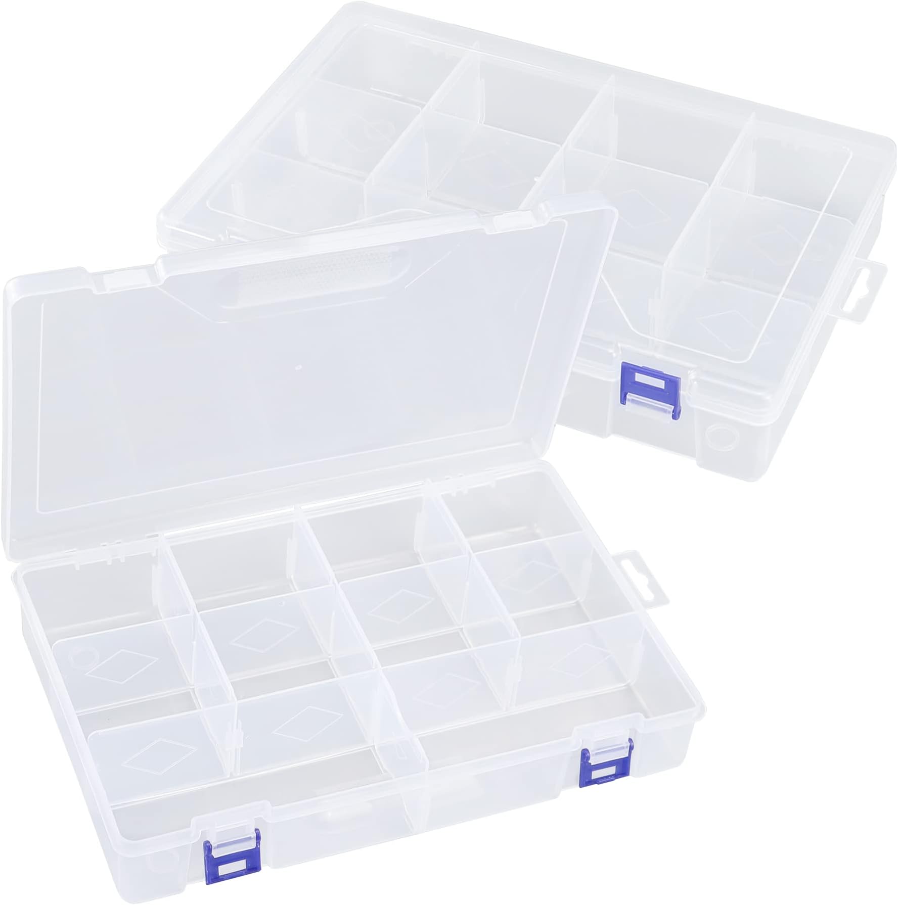 Amazon.com: TOPINSTOCK Plastic Compartment Storage Box With Adjustable ...