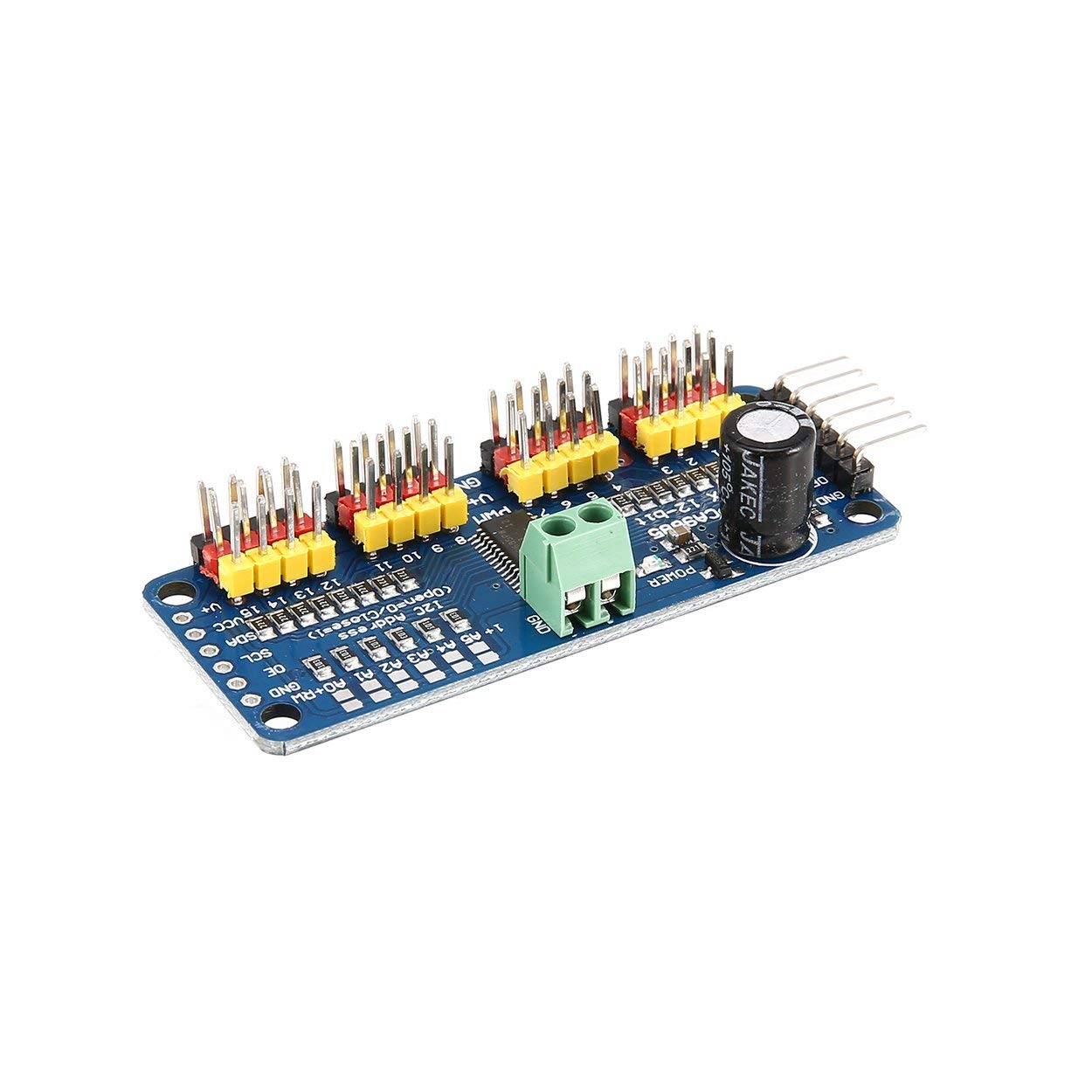 Buy Relabouting PCA9685 12 bit 16 Channel PWM Servo Motor Driver I2C ...