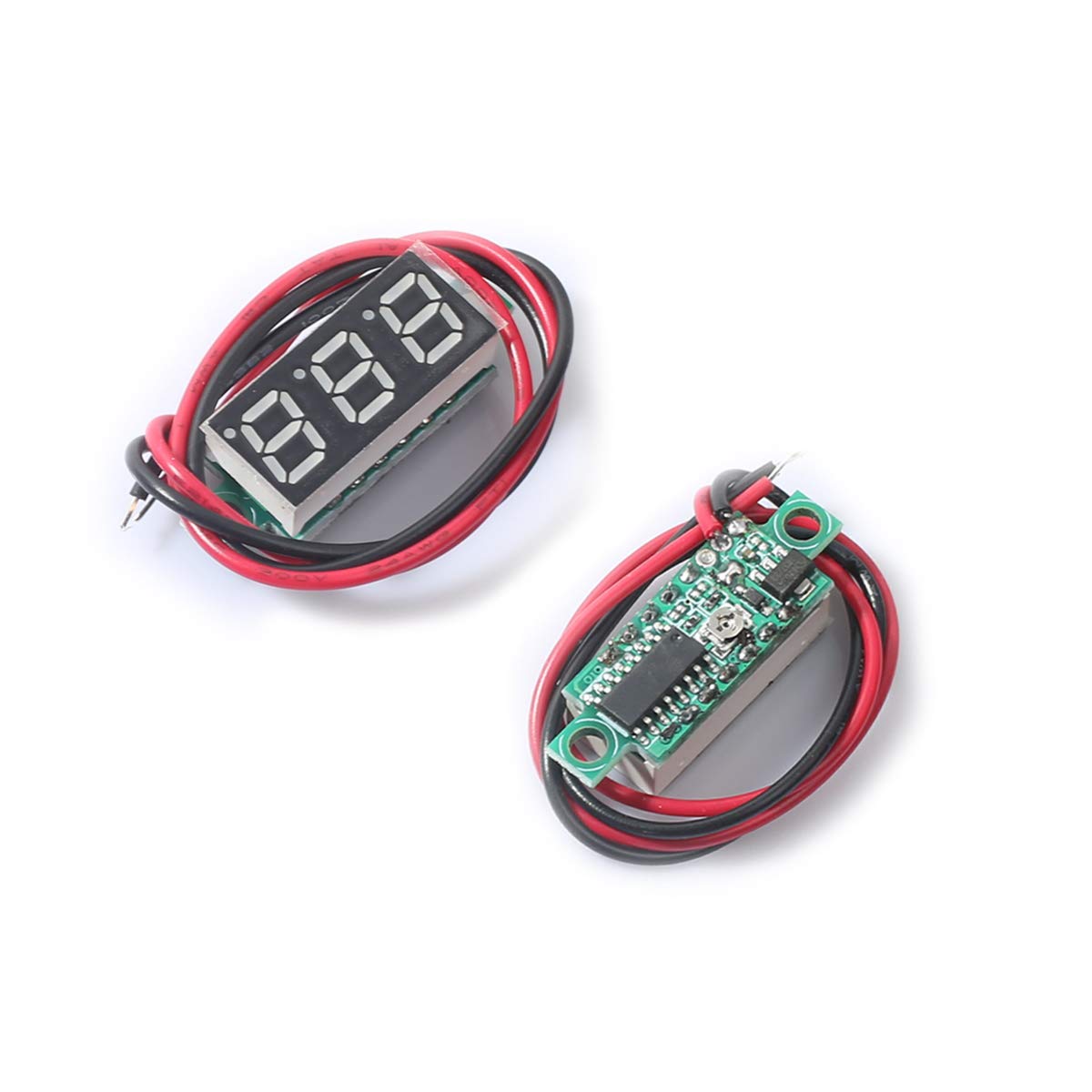 DC 0-30V LED Display Digital Voltmeter Board Two-Wire Mini Digital ...