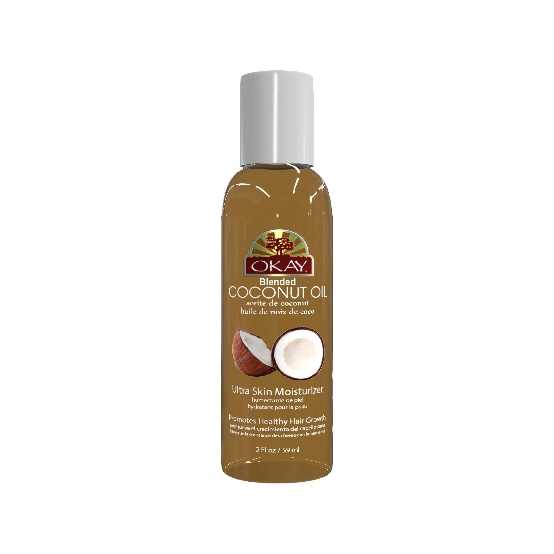 Amazon.com : OKAY COCONUT OIL for HAIR and SKIN 2oz / 59ml : Coconut ...