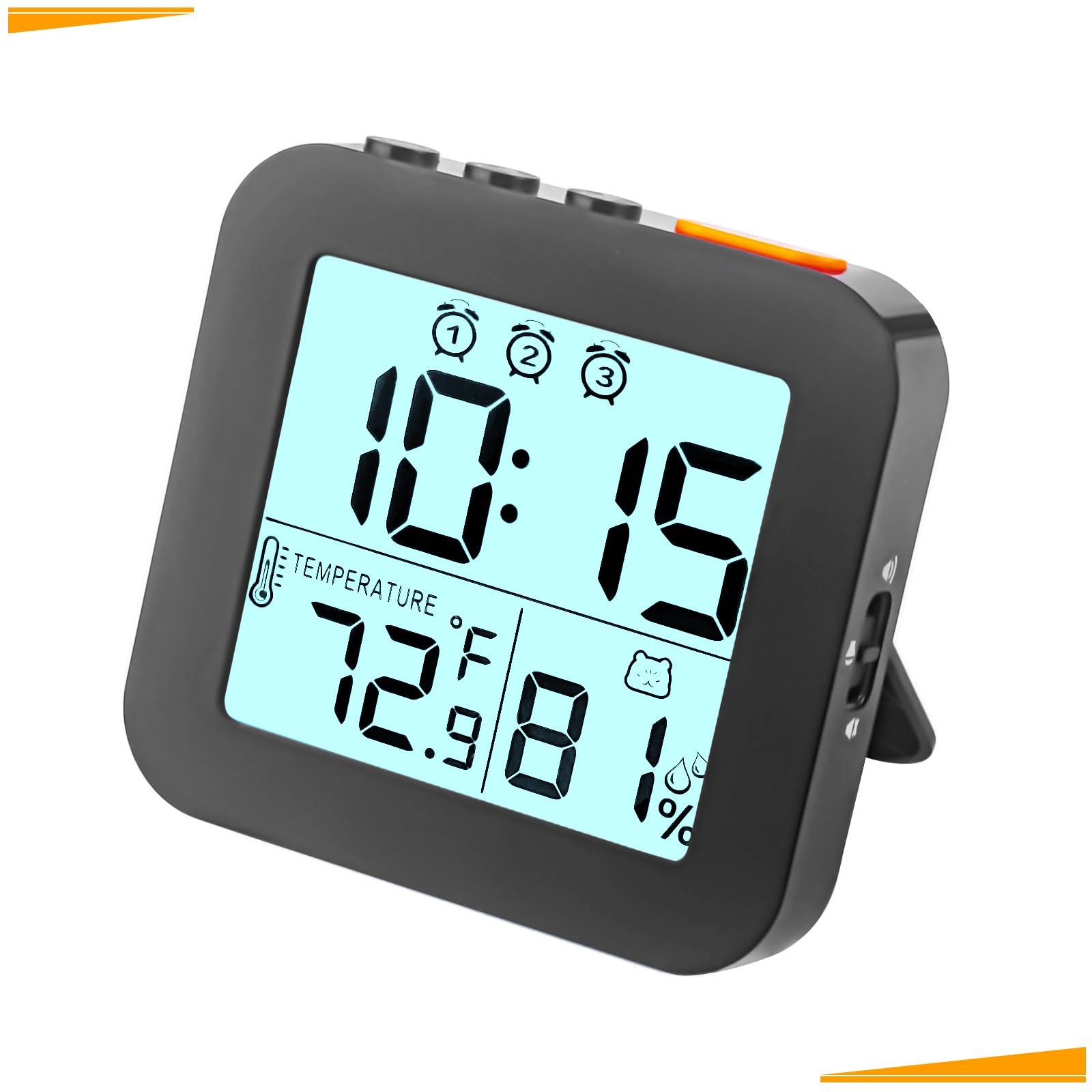 Amazon.com: WinFong Small Digital Alarm Clock, Battery Operated Travel ...