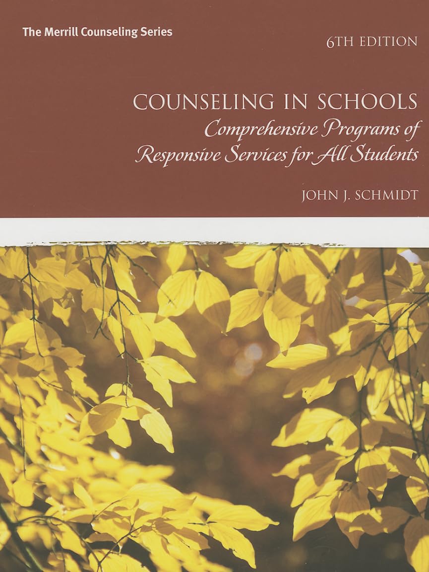 Counseling in Schools: Comprehensive Programs of Responsive Services ...